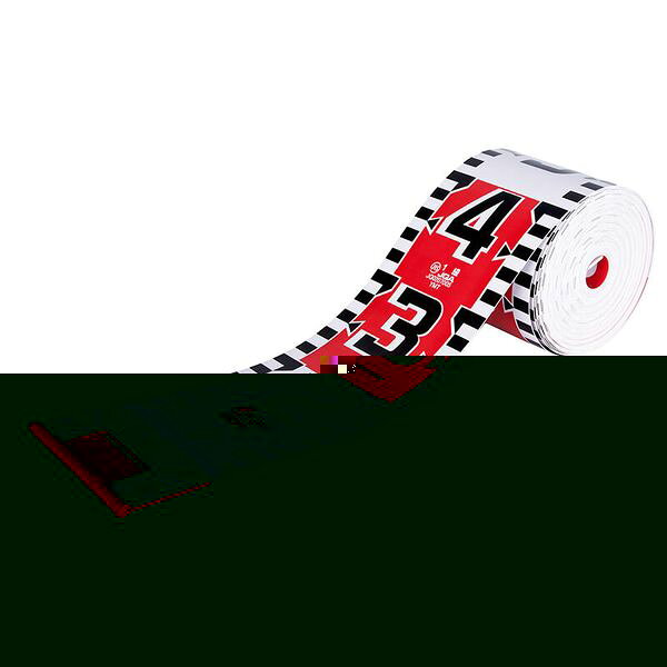 【商品説明】●特長●固定に便利な金具付です。●先端まで両サイド目盛が付いています。●引っ張り試験で実証済みの伸びにくい材質です。●摩耗しても目盛が消えません。耐摩耗試験で実証済みです。●写真写りが良く、読み取りやすい目盛数字を採用しています...