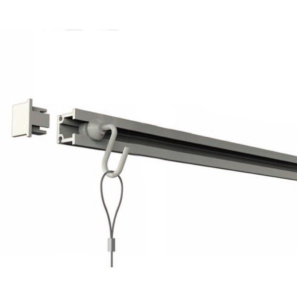 【商品説明】●カラー:ホワイト●2000mm●入り数:レール本体 1、取り付けネジ 8、ランナー 3個、ストッパー 1SET、ワイヤー 3本●壁面用額縁　壁　インテリア　ピクチャーレール類似商品はこちら福井金属工芸 494718933601...