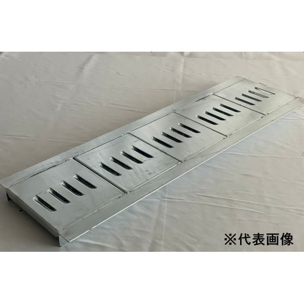 【商品説明】●特徴：リップ式のU字溝用に直接設置可能なみぞ蓋・道路や工場の排水路などに設置する溝フタです。●材質：鋼板製・溶融亜鉛メッキ仕上げ●本体L寸法（mm）：995●適用みぞ幅(mm)300●本体幅寸法W（mm）：291●エンドアング...