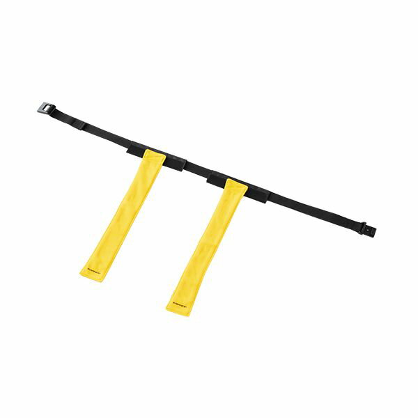 【商品説明】フラッグフットボール・タグラグビーに最適 ●タグ取付部が広いので取り付けやすい。●カラー：赤、黄、青 ●(ベルト)長さ90cm×幅2.5cm、(フラッグ)長さ37cm×幅5cm ●重量：45g ●材質：(ベルト)ポリプロピレン・...