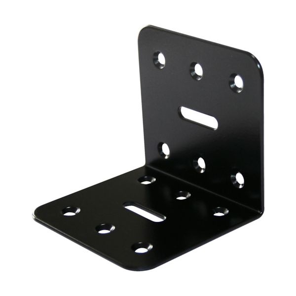 【商品説明】【特長】●2×4木材の連結金具として使用します。【用途】●木材の接合・組立【仕様】●色：黒色●板厚(mm)：2●穴径(mm)：5●長さL1(mm)：75●幅W(mm)：80●長さL2(mm)：75【材質／仕上】●スチール類似商品...