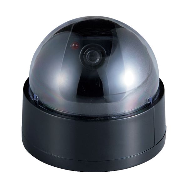 【商品説明】【特長】●CDSセンサー（明るさセンサー）で人が近づくとLEDが点滅するダミーカメラです。●センサーが反応するとLEDが点滅し不審者に警戒心を抱かせます。●玄関ドア・店舗・工場・事務所の入り口外側天井部、工場・事務所内の天井部、...