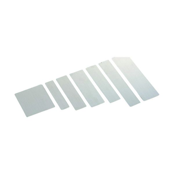【商品説明】【特長】●部屋名や用途の標示に適しています。【用途】●部屋名や用途の標示に。【仕様】●表示内容：無地●取付仕様：粘着テープ付●縦(mm)：50●横(mm)：150●厚さ(mm)：1●色：シルバー●タイプ：貼付タイプ(テープ付)【...