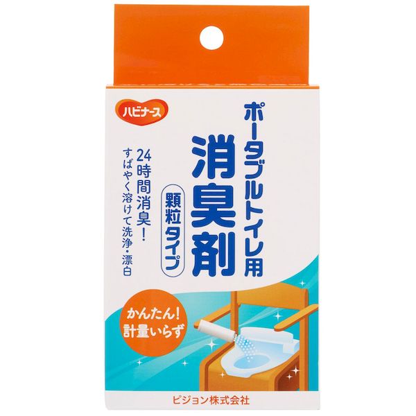 酸素の力で約24時間消臭効果が持続します。ポータブルトイレに汚れがつきにくく、落ちやい洗浄・漂白効果をプラス。色素が入っていないので、排泄物の色を妨げず、適切な健康チェックができます。●酸素の力で約24時間消臭効果が持続します。●塩素や香料...