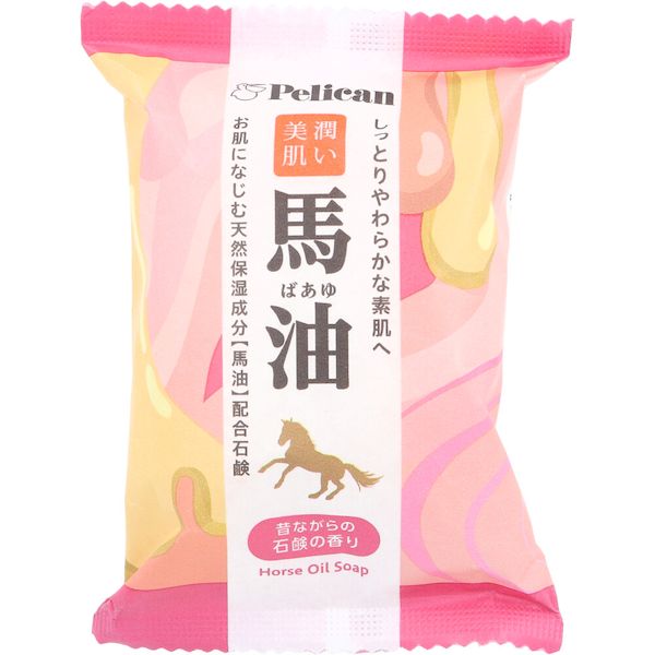 【商品説明】【化粧品】販売名：ペリカンF石鹸BYN【成分】石ケン素地、水、グリセリン、馬油、スクロース、香料、EDTA-4Na、PEG-90M、エチドロン酸、エチドロン酸4Na、ステアリン酸PEG-75、酸化鉄、シリカお肌になじむ天然保湿成...