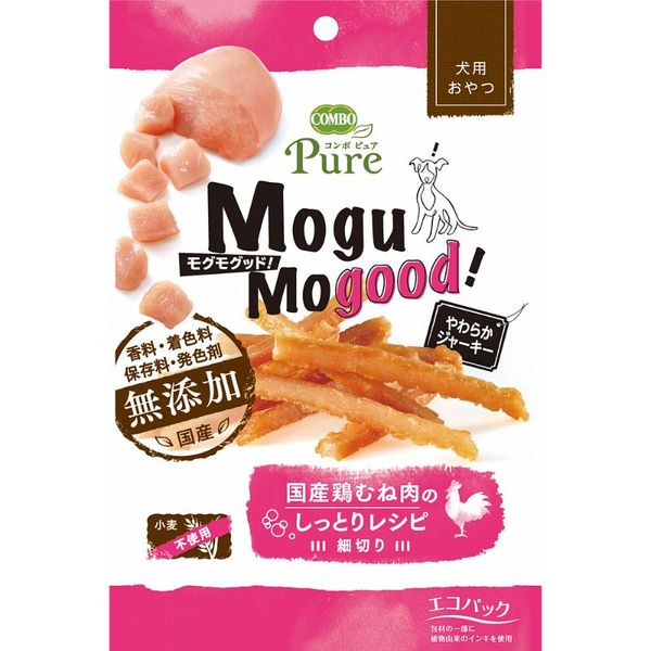 【商品説明】日本ペットフード　4902112032800　コンボ ピュア ドッグ モグモグッド！ 国産鶏むね肉のしっとりレシピ 細切り 50g良質で良いものを楽しいおやつタイムに♪・鶏のむね肉をやわらかく調理してちぎりやすいロングタイプのや...