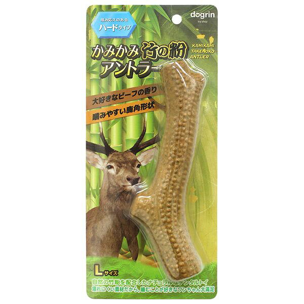 【商品説明】スーパーキャット　4973640700615　TK−06 かみかみ竹の粉アントラー L本物の鹿角のようなリアルな凹凸がたまらない噛み心地自然の竹粉を配合したナチュラルなデンタルトイ。ワンちゃんの大好きなビーフの香り付きです。噛み...