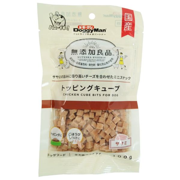【商品説明】ドギーマンハヤシ　4976555824070　無添加良品 トッピングキューブ ササミ 100g大切な家族だから ”気になるもの”は使わない、加えない保存料、合成着色料、発色剤、酸化防止剤を使わずに作りました。おいしさはもちろん、...