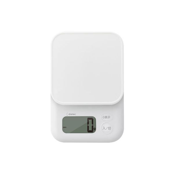 【商品説明】●大画面と大きなボタンが使いやすい2kg計 ●最大計量2kg、最小計量1g ●電源：単4形乾電池×2個 ●材質：耐衝撃性ポリスチレン、アクリル樹脂類似商品はこちらドリテック KS-833WT デジタルスケール1,933円4536...