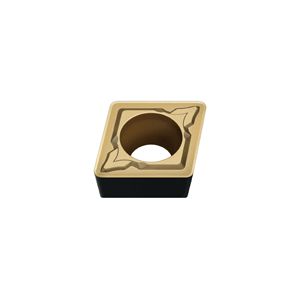【商品説明】●インサート形状：ひし形●コーナーR：0.8●インサート等級：M●勝手：N●取付け穴径：4.4●内接円：9.525●頂角：80°●切れ刃逃げ角度：7°●厚み：3.97●ISOチップフラグ：1●ブレーカ：LP●製品用途：軽切削●チ...