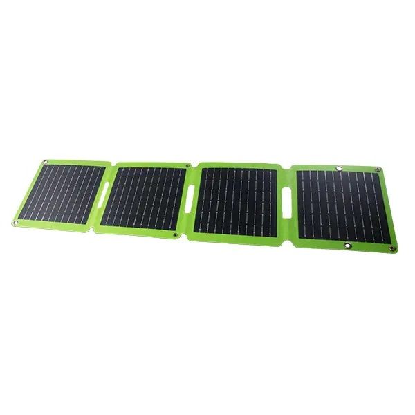 【商品説明】●太陽光を効率よく電力に変換。最大24W出力対応。●単結晶シリコンソーラーパネル4枚を採用し、約22パーセントの高交換効率を実現しています。●コンパクトにおりたためて携帯性も抜群。防滴仕様なので突然の雨でも安心して使用できます。...