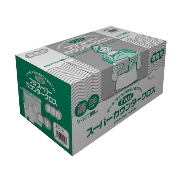 【商品説明】【特長】●吸水性、耐久性に優れた不織布ふきんです。【用途】●飲食店、食品工場、スーパーバックヤード等でカウンターやテーブルのふきん、食品加工時の水分、油分吸収に。【仕様】●シートサイズ(mm)：350×600●色：グリーン●厚さ...