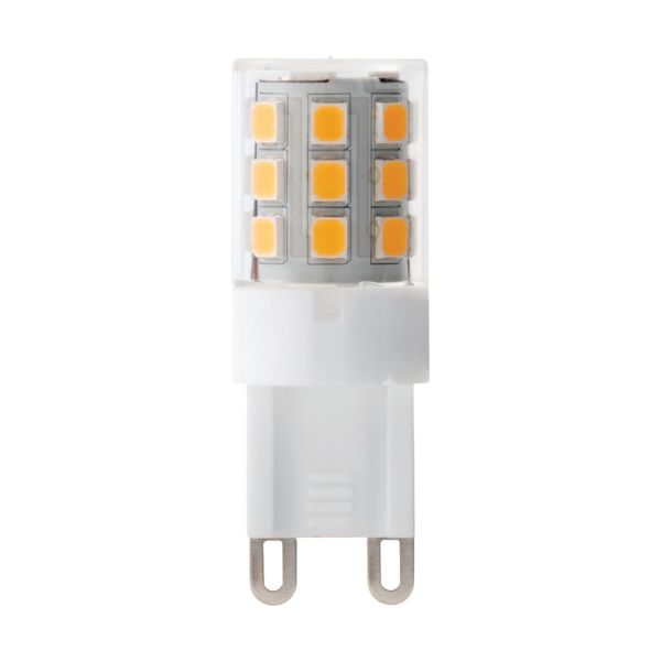 【商品説明】【特長】●25W相当のLEDランプです。【仕様】●明るさ(lm)：300●光源色：電球色●外径(mm)：16.2●全長(mm)：45●消費電力(W)：2.8●口金：G9●相当電球(W形)：25●定格寿命(時間)：25000●色温...