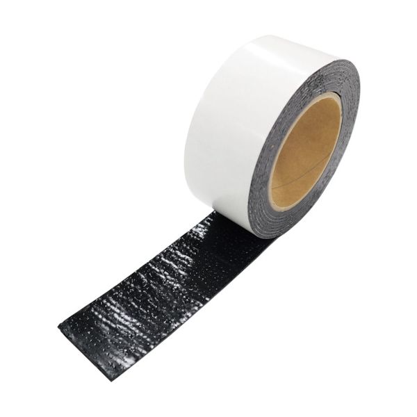 【商品説明】【特長】●ポリエチレン基材の両面にブチルゴム系の粘着材を塗布しており、耐久性・耐水性・気密性に優れています。●VOC対策品です。【用途】●防振ゴムや人工芝の固定用。●コンクリートジョイント部の防水用。【仕様】●色：ブラック●幅(...