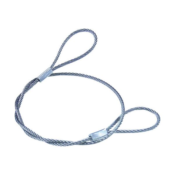 【商品説明】【特長】●両端アイ加工済みですぐに使えます。●細くても強度があり目立ちません。【用途】●キャップやカバーなどの紛失防止の連結金具に。●看板などの吊り下げ。【仕様】●ロープ径(mm)：1.2●長さ(mm)：600●使用荷重(kg)...