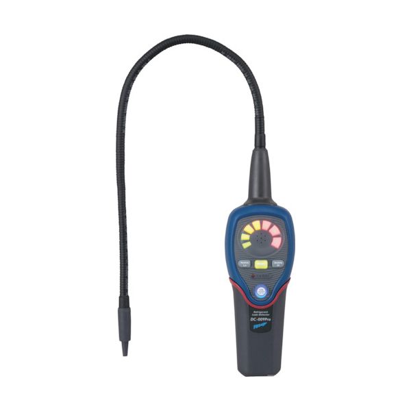 【商品説明】【特長】●吸引式半導体センサ方式でローコストタイプのフロンガス検知器です。●吸引式で素早い検知反応です。●デジタル処理によるバックグラウンドオートゼロ補正機能搭載（オート／手動式）してます。●暗い場所でも分かりやすいLEDインジ...