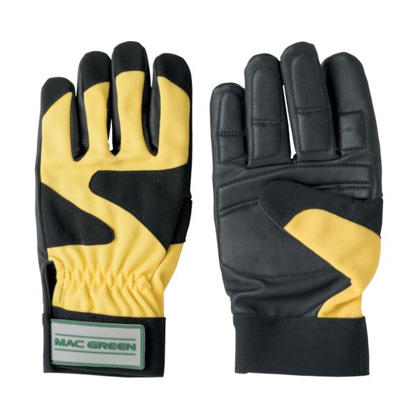 【商品説明】【特長】●平側に丈夫で手になじみやすい天然皮革（山羊革）を使用したハイグレードな振動軽減手袋です。●独自の加工により、高い振動軽減性能があります。【用途】●チェーンソーなど、小型電動器具の作業時に。【仕様】●色：ブラック×イエロ...