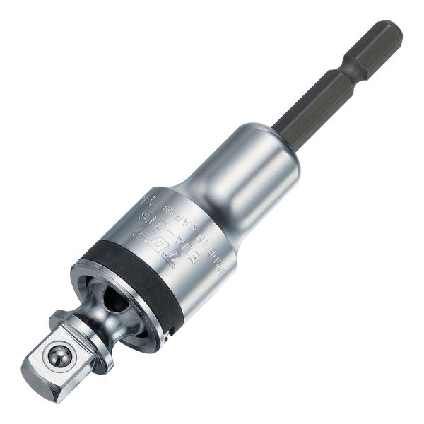 【商品説明】●40Vまで対応 7.2〜18Vいずれも対応 ●耐久性は5倍以上(40V使用時)(当社比:EDS-C) ●18V使用時はさらに抜群の耐久性を発揮！ ●ソケットレンチ用ソケットを安全に接続するボール付です ●最大首振り角度30°曲...