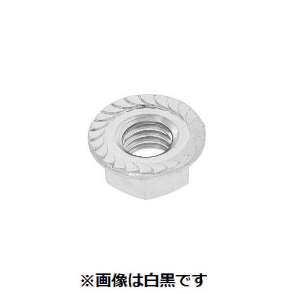 【商品説明】形状●二面幅より大きい座面が付いたナットです。●座面部にギザが付いている物（セレート付）と付いていない物（セレート無）の2種類あります。特徴●座面が大きい分締付け強度が増すため、ゆるみ止め効果が発生します。●ギザ付きは接地面への...