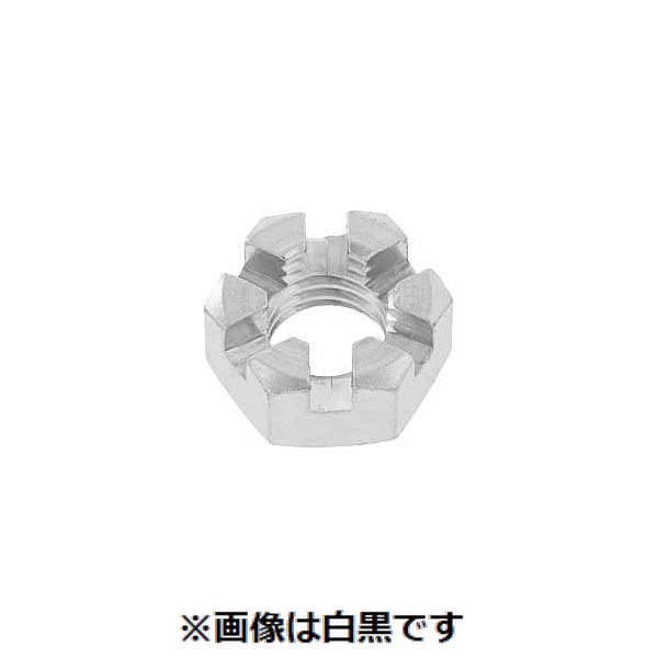 【商品説明】形状●割りピンなどのピン類との2個使いとなります。特徴●相手材のボルトのピン穴とナットの溝部が合うようにピンを挿入する事で、ナットの回りを防ぎます。●既製品では1種、2種とあり（規格は1種〜4種）、更に低型、高型に分かれます。●...