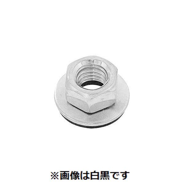 【商品説明】形状●ナットにゴムを溶着したワッシャー（ボンデットワッシャー）をカシめて、一体化した物です。特徴●ボンデットワッシャーの弾性により、ゆるみ止め効果が発生します。●ゴムによる防水効果が有ります。●絶縁効果があります。●座面を傷つけ...