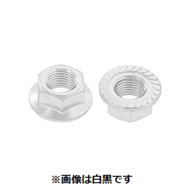 【商品説明】形状●二面幅より大きい座面が付いたナットです。●座面部にギザが付いている物（セレート付）と付いていない物（セレート無）の2種類あります。特徴●座面が大きい分締付け強度が増すため、ゆるみ止め効果が発生します。●ギザ付きは接地面への...