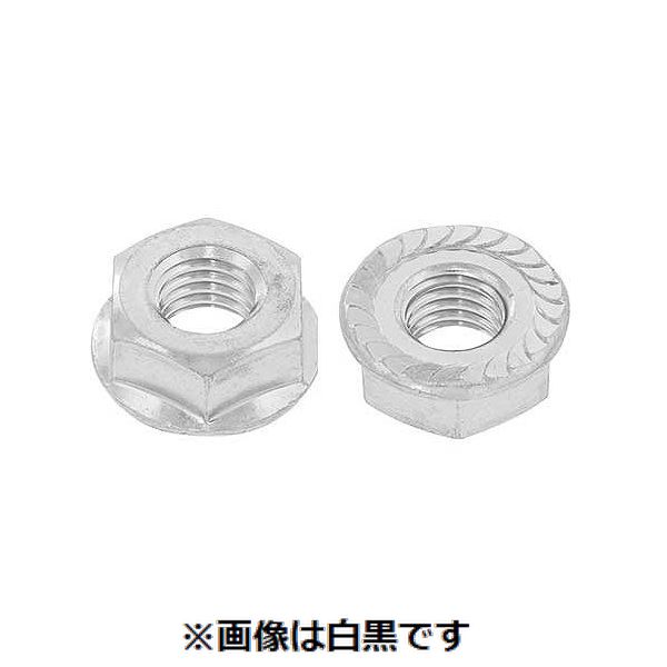 【商品説明】形状●二面幅より大きい座面が付いたナットです。●座面部にギザが付いている物（セレート付）と付いていない物（セレート無）の2種類あります。特徴●座面が大きい分締付け強度が増すため、ゆるみ止め効果が発生します。●ギザ付きは接地面への...