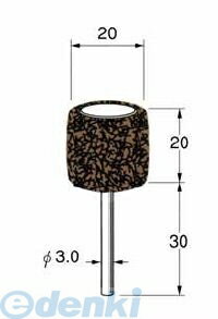 【商品説明】●スポンジサンダー●最高回転数：5000rpm●軸径：φ3.0●粒度：#240●外径（mm）：φ20●幅（mm）：20●軸長（mm）：30●酸化皮膜のサビとり、汚れ落し、溶接前のクリーニング、アルミ製品のスリ傷のぼかし、ステンレ...