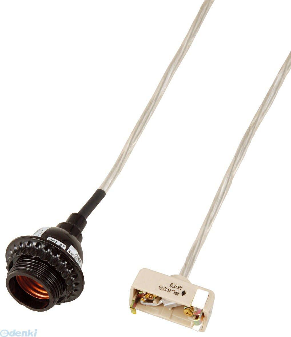 【商品説明】・ペンダントライト用のシンプルなソケットコードです。■JAN：4966307174065■使用電球：-■：口金：-■定格消費電力（W）：-■本体サイズ（mm）：コード長：1m■本体重量（g）：2004966307174065　