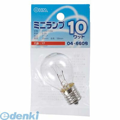 オーム電機0120-963-006●≪ミニランプのラインアップ≫区分色商品コード5Wクリア04-660710Wクリア04-6608フロスト04-665215Wクリア04-660925Wクリア04-6355フロスト04-641440Wクリア0...