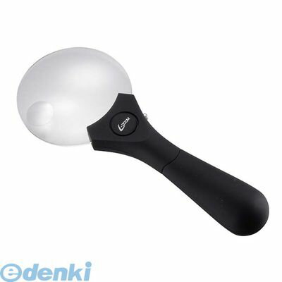 オーム電機0120-963-006● 光学レンズにより、約3倍、約4.5倍（サブレンズ使用時）に拡大されます。● メインレンズはフチがなく見やすいです。● 大型レンズなのに軽量（約85g）、また持ち手はラバーで持ちやすいです。● LEDライ...