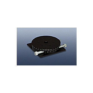 ■移動方向: 回転方向■送り方式: ウォームギヤ式 1回転 約2.5°■ステージ面: φ125mm■移動量: 微動 360°■目量: バーニヤ読み 5′■心円度: 0.03mm■面振れ: 0.04mm■耐荷重: 147N（15kgf）■質量...