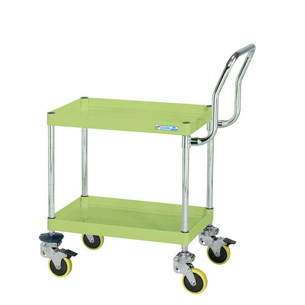 【商品説明】●ボルトレスで組立簡単。棚板を逆さにするだけで、皿型・フラット型と組み替えることができます。●帯電防止ウレタン車を使用しているツールワゴンですので、、静電気が帯電しにくく、ほこりがつきにくい為、静電気を嫌う現場に最適です。●また...