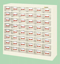 &nbsp; サカエ &nbsp; 072-895-0200 ※こちらの商品は車上渡しとなります。ご注意ください。特　　　徴小物部品や工具・事務用品等の管理が難しい物の保管に最適です。仕　　　様コード番号143372品番HFW-48TI定価...