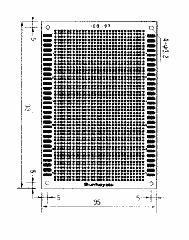 &nbsp; サンハヤト &nbsp; 03-3984-7791 型番特長パターン材質等銅箔面サイズ等仕上処理穴径ICB-97B外周部に信号取出用連結ドット付き2.54ミリピッチドットグリーンエポキシ片面1.6t×95mm×138mmフラッ...