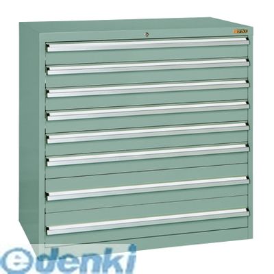 サカエ072-895-0200※こちらの商品は車上渡しとなります。ご注意ください。耐震構造 3重安全装置内蔵（オールロック機構・ラッチ機構・セーフティロック）●外寸：W1000×D550×H1000mm●引出し段数：8段●引出し高さ：H10...