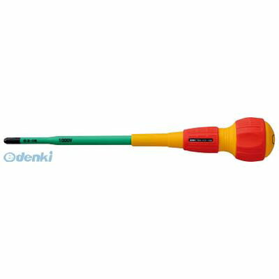 ●1000V絶縁仕様です。●狭い個所に便利なスリム先端です。●刃部はトーション効果でカムアウトを抑制してます。●マグネット付です。●軸被膜はPP製で強度アップしています。●電機・通信設備工事の作業に。●刃先:[[(+)]]3●軸長(mm):...