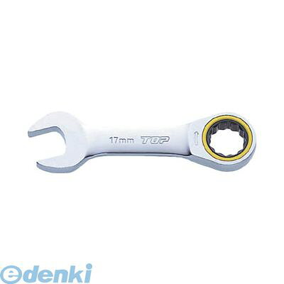 &nbsp; トップ工業 &nbsp; 0256-33-1681 ●締める、緩める方向が色で識別可能です。●ギヤ数72枚、5°の細かい送り角度でラチェット駆動します。●本締めでき狭いところに最適。●全長(mm):138●対辺寸法(mm):1...