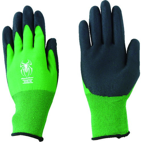川西工業メーカーお問い合わせ：0584-27-3161【特長】●手のひらに塩化ビニールをコーティングし、特殊すべり止め加工を施した手袋です。【用途】●物流業、土木・建築業に。【仕様】●色：グリーン●サイズ：LL●厚さ(mm)：1.3●ゲージ...