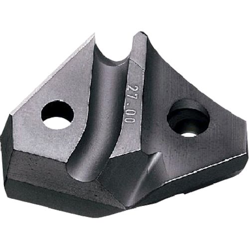 ダイジェット工業メーカーお問い合わせ：0120-398-139【特長】●刃先交換式ドリル『TA-EZドリル』用チップです。●EZ刃形の採用により低抵抗かつ切り屑排出性良好です。●給油穴をチップに設けることにより、ホルダ剛性を低下させることな...