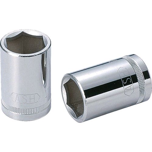 旭金属工業メーカーお問い合わせ：0256-92-7121【特長】●6角形状ですので、ボルトを6面で確実に覆うことができ、ボルト・ナットがなめにくくなっています。【用途】●六角ボルト・ナットの締結作業【仕様】●対辺寸法(mm)：8●差込角(m...