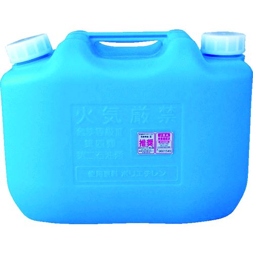 【特長】●灯油専用缶です。●JISマーク認証表示付タンクです。●日本ポリエチレンブロー製品工業会の推奨品です。【用途】●灯油の運搬に。【仕様】●容量(L)：10●幅(mm)：178●奥行(mm)：335●高さ(mm)：233●色：ブルー【仕...