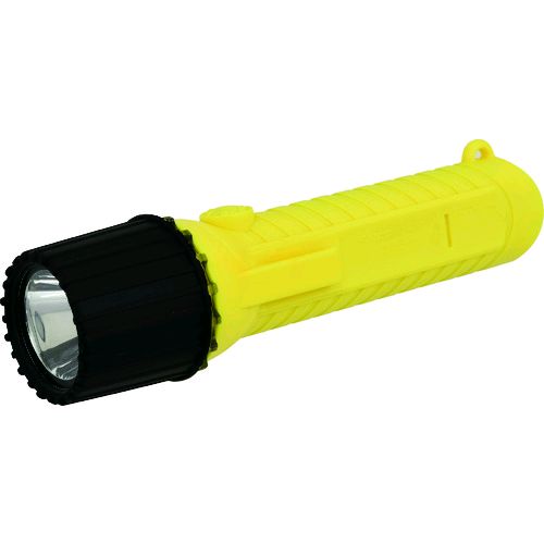 【特長】●防爆構造のLED懐中電灯です。●照射角度10度タイプです。【用途】●爆発及び引火性の高い危険な場所に。●石油精製・石油化学・ガス化学・火薬工業など、各種薬品工場など。【仕様】●明るさ(lm)：70●色：黒・黄色●外径(mm)：47...