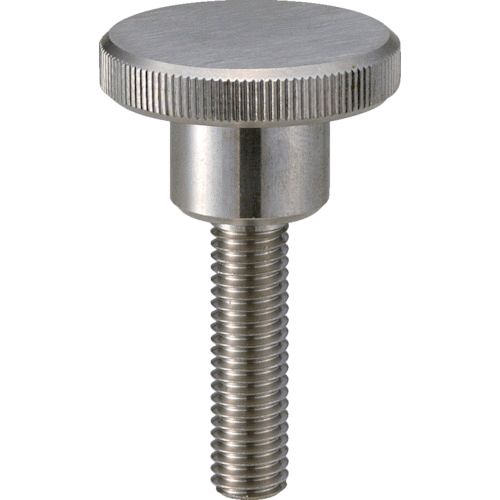 【特長】●段付タイプのローレットノブです。●ローレット加工によりすべりにくくスピーディに締め付けが出来ます。【仕様】●外径(mm)：20●ノブ高さ(mm)：11.5●ねじ寸法：M5×0.80●ねじ長さ(mm)：20●耐熱温度(℃)：10℃【...