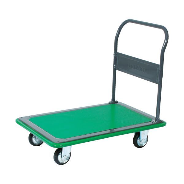 【商品説明】【特長】●たわみのこない堅牢な固定ハンドルです。●自在車、固定車の位置入れ替えが可能です。●車輪に標準ラジアルベアリングを採用、軽く静かに動きます。【仕様】●均等荷重(kg)：400●長さ(mm)：946●幅(mm)：646●高...