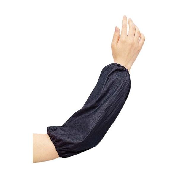 アトムメーカーお問い合わせ：0846-26-0021【特長】●上下両端に輪ゴムの入った純綿素材の腕カバーです。●汚れや日差しから腕、袖口を守ります。【用途】●果樹収穫●農作業●園芸作業●清掃など【仕様】●色：黒●幅(cm)：20●長さ(cm...