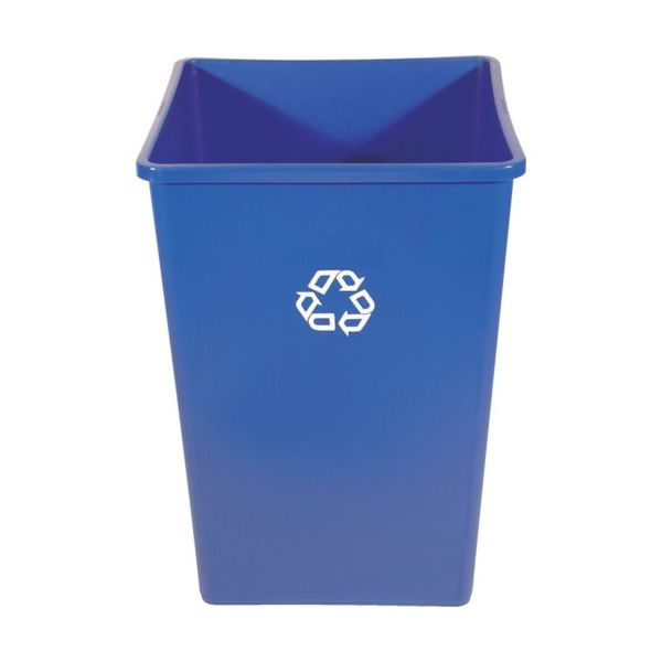 【特長】●洗練されたデザインのゴミ箱です。●屋内、屋外の厳しい条件下でも優れた耐久性を発揮します。【仕様】●色：ブルー●間口(mm)：495●奥行(mm)：495●高さ(mm)：791●容量(L)：132.5●製造国：アメリカ【仕様2】●リ...