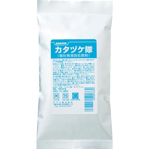 サラヤメーカーお問い合わせ：06-6797-2525【特長】●嘔吐物などにふりかけると固まり、処理が簡単にできます。●PRTR制度対応です。【用途】●嘔吐物の処理に。【仕様】●幅(mm)：100●奥行(mm)：20●高さ(mm)：200【仕...