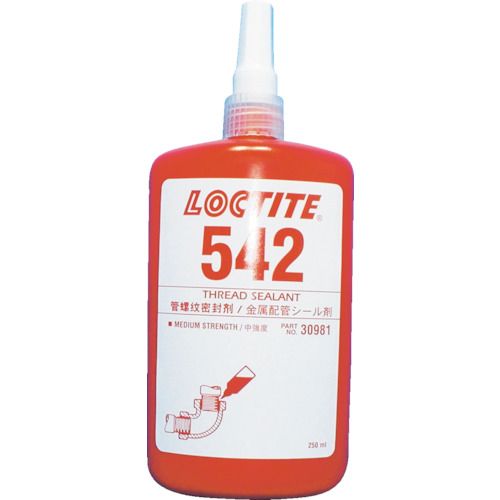 ヘンケルメーカーお問い合わせ：045-758-1711【特長】●1液無溶剤型嫌気性シール剤です。【用途】●油圧配管継手用。【仕様】●色：茶●容量(ml)：250●推奨硬化促進剤：7649【仕様2】●使用温度範囲：-55〜150℃●粘度：40...