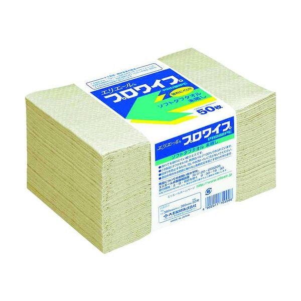 【特長】●ウェットでも、ドライでも破れにくく、高い耐摩耗性を実現しています。●細やかなシワを多く有し、水分・油分などをすばやく吸い取ります。【用途】●一般工場における汚れの拭き取り全般。【仕様】●シートサイズ(mm)：380×280●ケース...